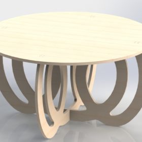 Center Table Design Vectors DXF Files CNC Router And Laser Cutting ...